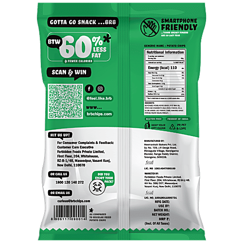 Buy BRB Popped Potato Chips - Not Baked Or Fried, Healthy Snacks, Bhel ...