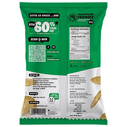 Buy BRB Popped Potato Chips - Bhel Flavour Online at Best Price of Rs ...