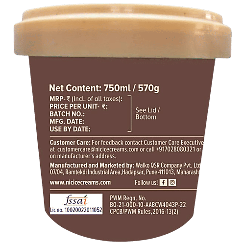 Buy NIC Madagascar Chocolate Ice Cream Online at Best Price of Rs 500 ...