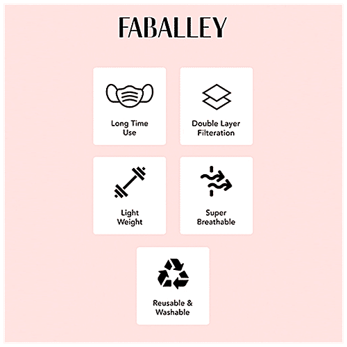 Buy FabAlley Cotton Scarf Mask - Indigo Boota Online at Best Price Rs ...