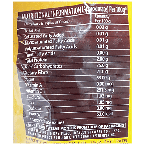 Buy Apis Premium Dates - Seeded Online at Best Price of Rs 120 - bigbasket