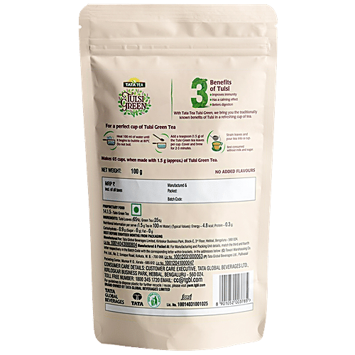 Buy Tata Tea Real Tulsi Leaves With Green Tea Online at Best Price of ...