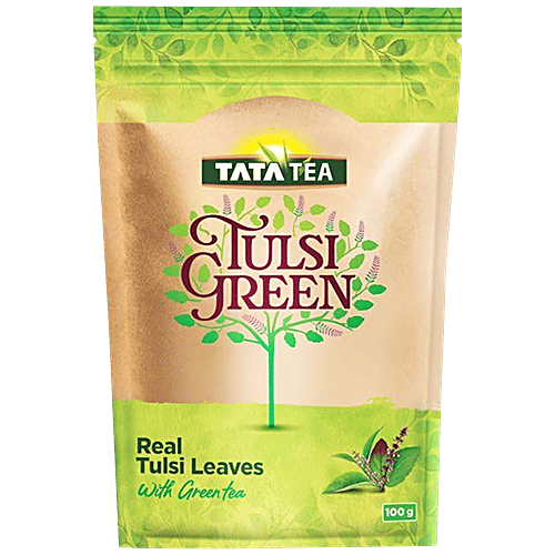Buy Tata Tea Real Tulsi Leaves With Green Tea Online at Best Price of ...
