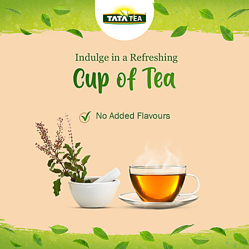 Buy Tata Tea Real Tulsi Leaves With Green Tea Online at Best Price of ...