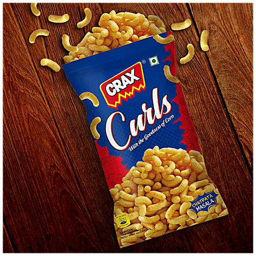 Buy Crax Curls - Chatpata Masala, With The Goodness Of Corn, Yummy ...