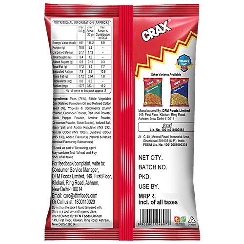 Buy Crax Mast Mattar Namkeen - Perfect Tea Time Snack Online at Best ...