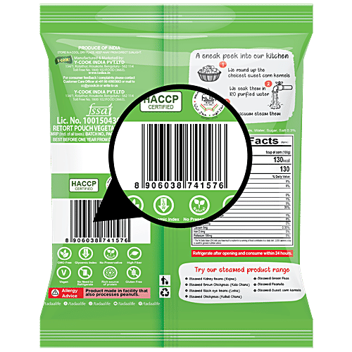 Buy Tadaa Sweet Corn Kernels - Naturally Steamed Online at Best Price ...