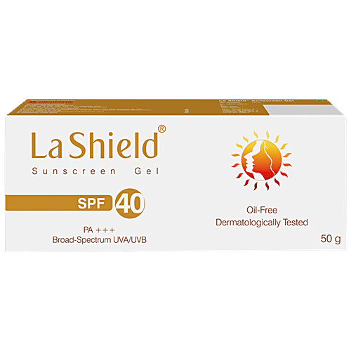 Buy La Shield SPF 40+ & PA+++ Anti Acne Sunscreen Gel Online at Best ...