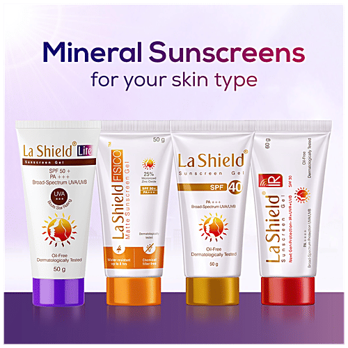 Buy La Shield SPF 50+ & PA+++ Anti-Tanning Sunscreen Gel Online at Best ...