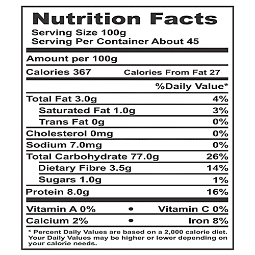 Organic White Rice Nutrition Facts at Dennis Marquis blog