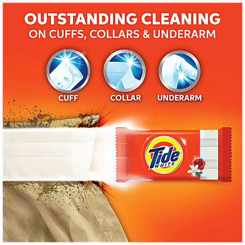 Buy Tide White Detergent Bar Soap - Value Pack Online at Best Price of ...