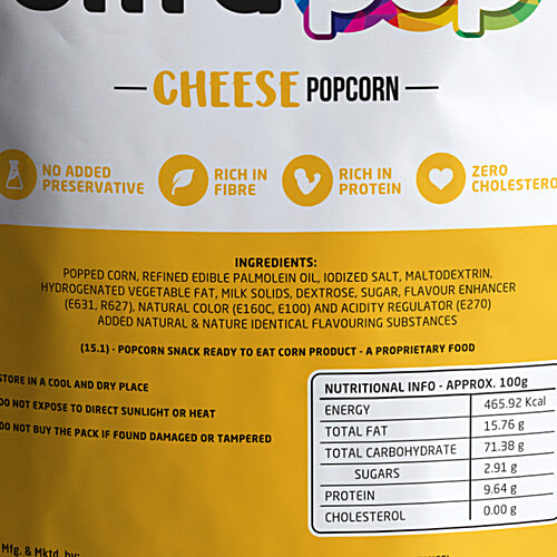 Buy ULTRAPOP Popcorn - Full of Cheese Online at Best Price of Rs 30 ...