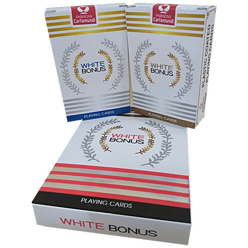Buy Parksons White Bonus Paper Playing Cards Online at Best Price of Rs ...