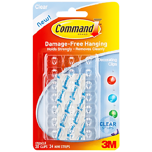 Buy Command Clear Décor Clips Online at Best Price of Rs 229 - bigbasket