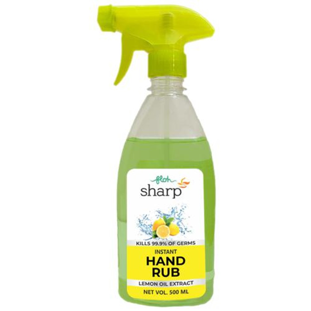 Buy Floh Sharp Instant Hand Rub - Lemon Oil Extract, Alcohol Based ...