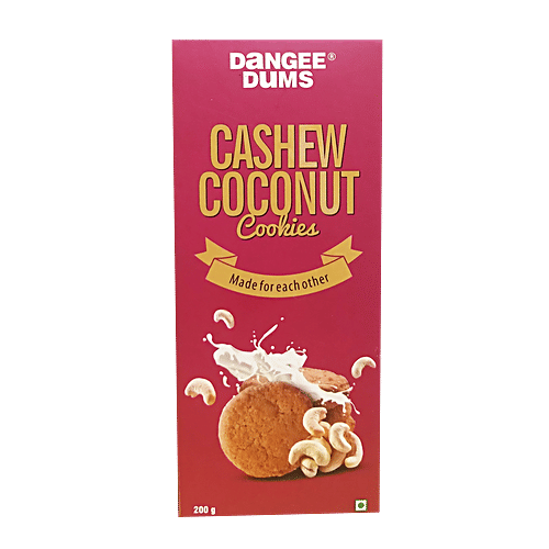 Buy Dangee Dums Cashew Coconut Cookies - Online at Best Price of Rs 150 ...