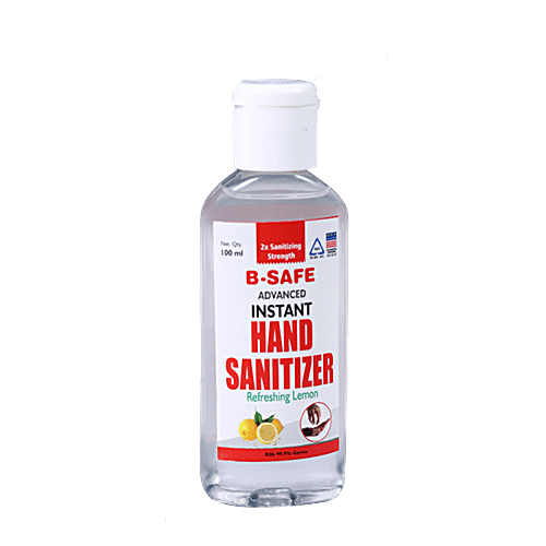 Buy B-SAFE Instant Hand Sanitizer - Refreshing Lemon, Alcohol Based ...