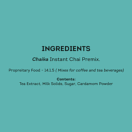 Buy Chaika Kolkata Kadak Instant Tea Premix - Cardamom Online at Best ...