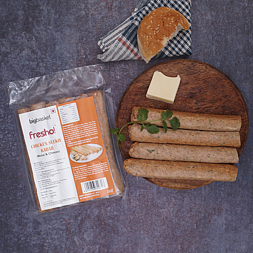Buy Fresho Chicken Seekh Kabab Malai N Cheese Online at Best Price of ...