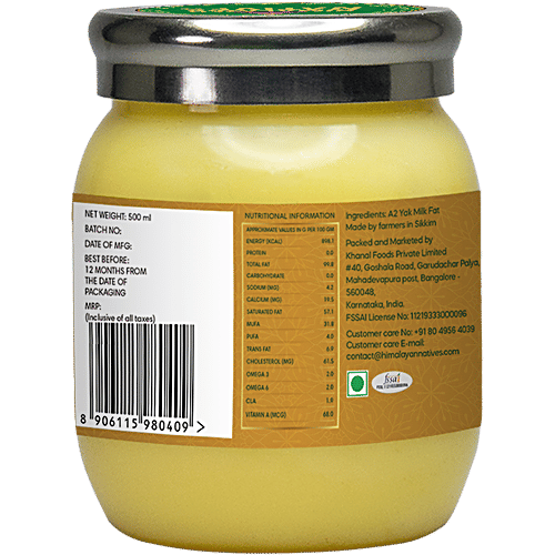 Buy Himalayan Natives A2 Yak Ghee Online at Best Price of Rs 1250 ...
