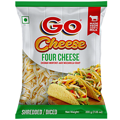 Buy Go Four Cheese - Mozzarella, Cheddar, Monterey Jack, Colby ...