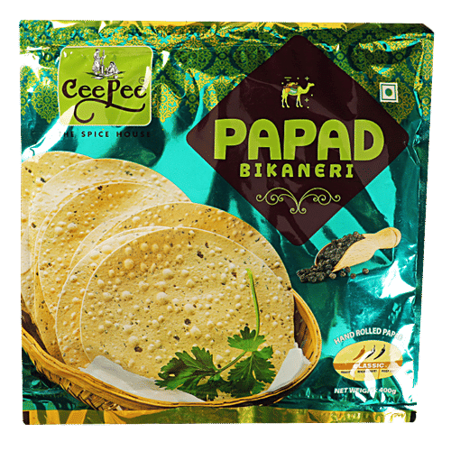 Buy Cee Pee Classic Papad - Bikaneri Online at Best Price of Rs 73 ...