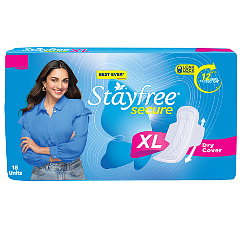Buy STAYFREE Secure Dry Wings Regular - XL Online at Best Price of Rs ...