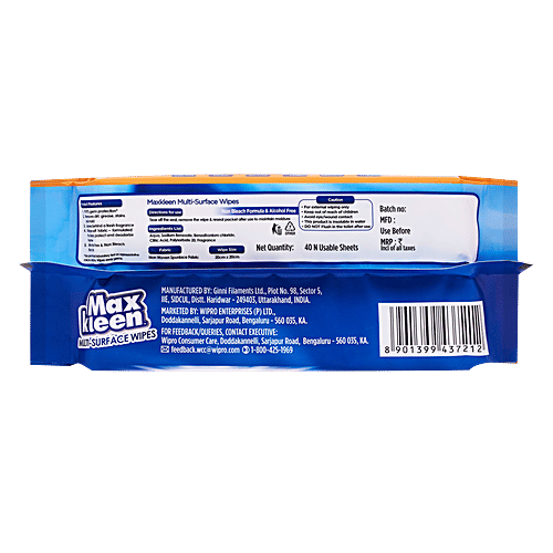 Buy Maxkleen Multi-Surface Wipes Online at Best Price - bigbasket