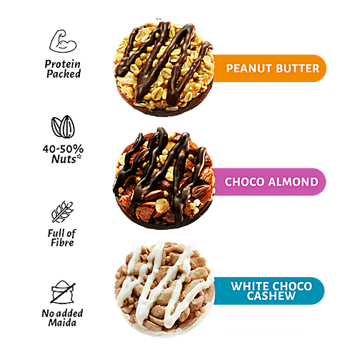 Buy Open Secret Choco Almond, Choco White Cashew & Peanut Butter 6 ...