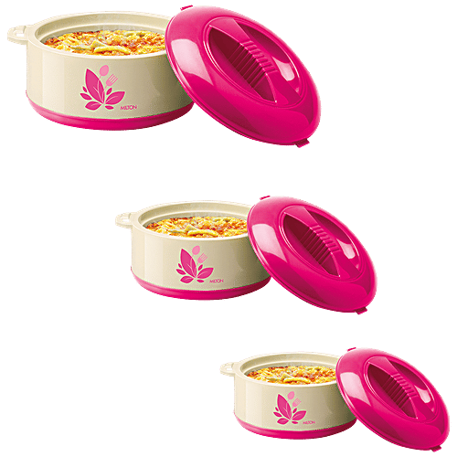 Buy Milton New Orchid Jr. Casserole For Roti/Chapati Gift Set - Pink ...