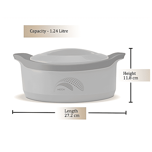 Buy Milton New Marvel 1500 Inner Steel Casserole For Roti/Chapati ...