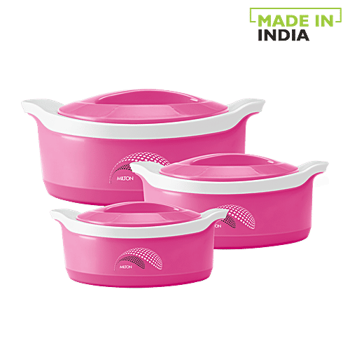 Buy Milton New Marvel Jr Inner Steel Casserole Gift Set For Roti ...