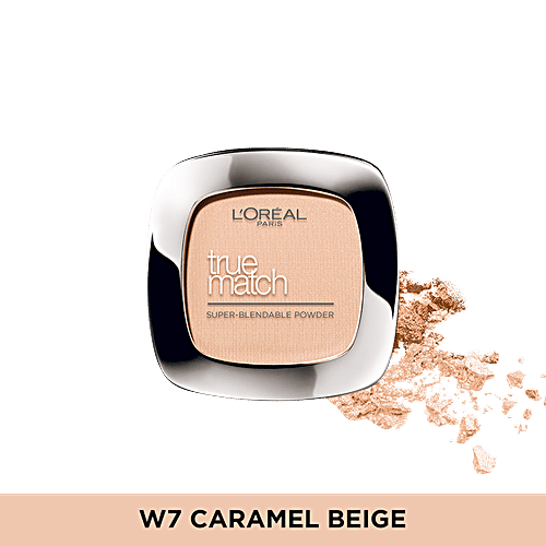 Buy Loreal Paris True Match Super Blendable Powder - Caramel Beige, W7 ...