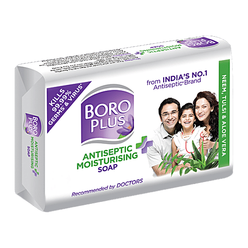 Buy Boroplus Antiseptic Moisturising Bathing Soap - With Neem, Tulsi ...