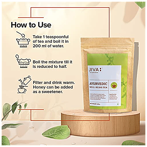 Buy Jiva Ayurveda Ayurvedic Tea - Caffeine Free, Boosts Immunity ...