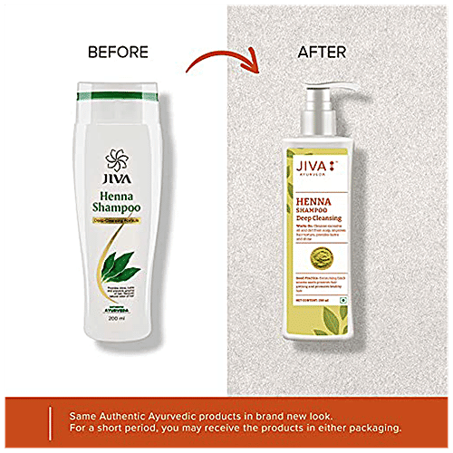 Buy Jiva Ayurveda Henna Shampoo - Deep-Cleansing Formula Online at Best Price of Rs 175 - bigbasket