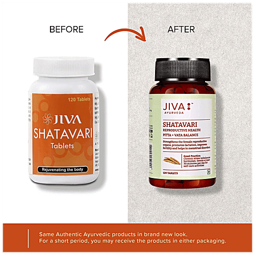 Buy Jiva Ayurveda Shatavari Tablet - Nourishes & Strengthens ...