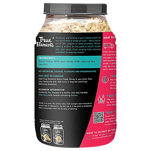 Buy True Elements Bajra Flakes With Honey Online at Best Price of Rs ...