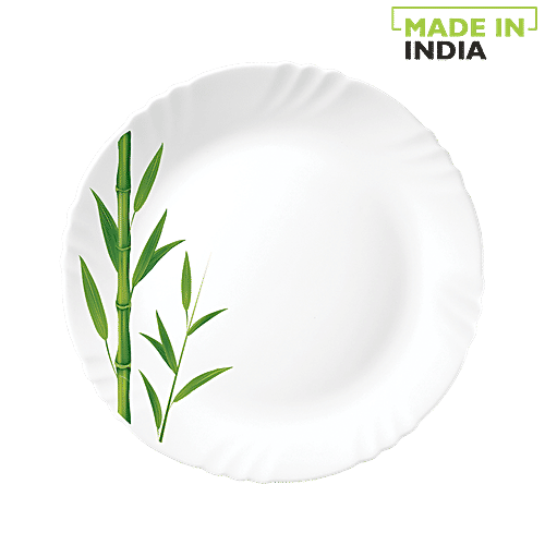 Buy Cello Dinner Plates - Opalware, Bamboo Grove, White Online at Best ...