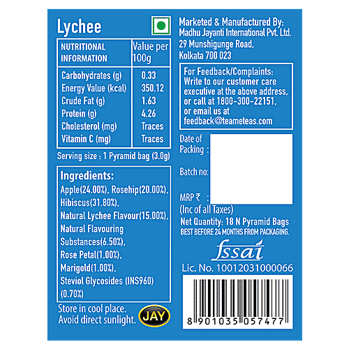 Buy Te-A-Me Tea - Lychee Infusion, Ice Brews Online at Best Price of Rs ...