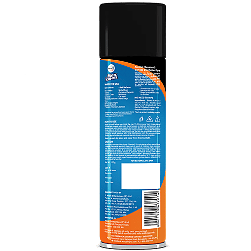 Buy Maxkleen No Contact Disinfectant Spray - Fresh Fragrance, For Hard ...