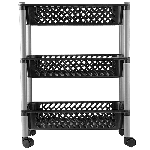 Buy Polyset Sumo Plastic Trolley - 3 Assorted Color Online at Best ...