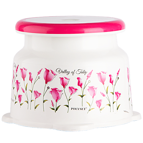 Buy Polyset Regal Plastic Stool - Small Printed, Assorted Colour Online ...