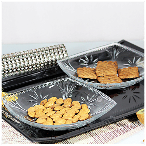 Craftel Viber Snack Plates Set, 2 pcs of Rs 295 - bigbasket