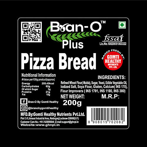 Buy Bran-O Plus Pizza Bread Online at Best Price of Rs 40 - bigbasket