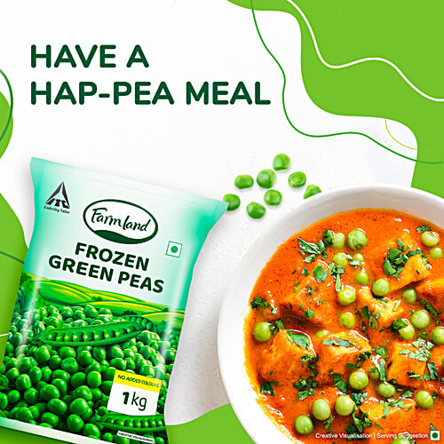Buy Farmland Frozen Green Peas - Ready To Cook Online at Best Price of ...