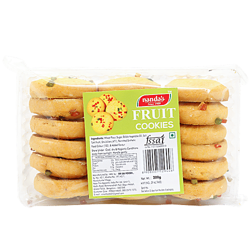 Buy Nanda'S Fruit Cookies Online at Best Price of Rs 60 - bigbasket