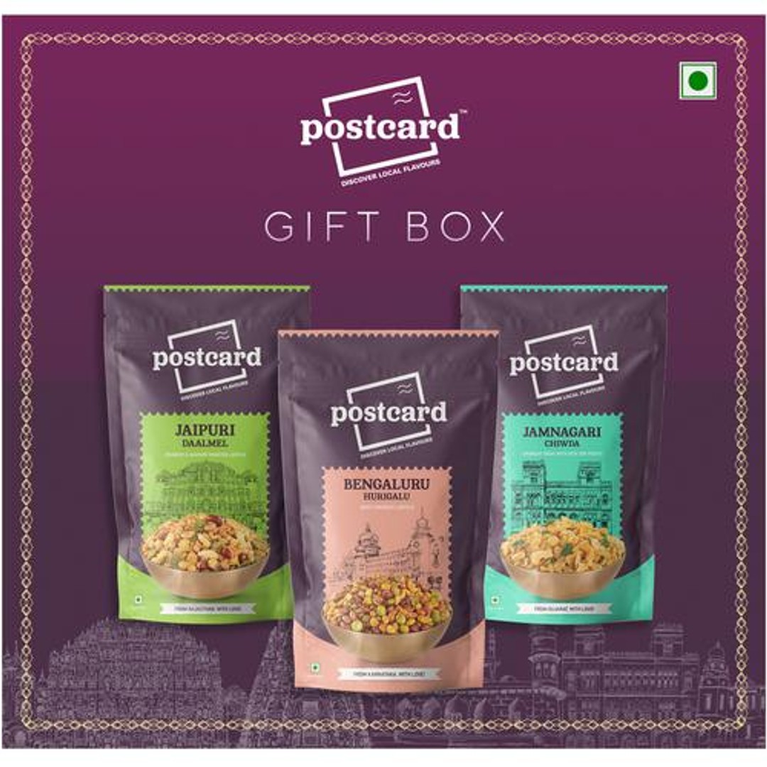 Buy Postcard Gift Box (Jaipuri Dalmeel, Bengaluru Hurigalu, Jamnagiri ...