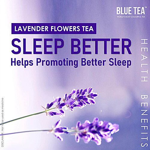 Buy Blue Tea Lavender Whole Flower - Herbal Tea, Caffeine Free Online ...