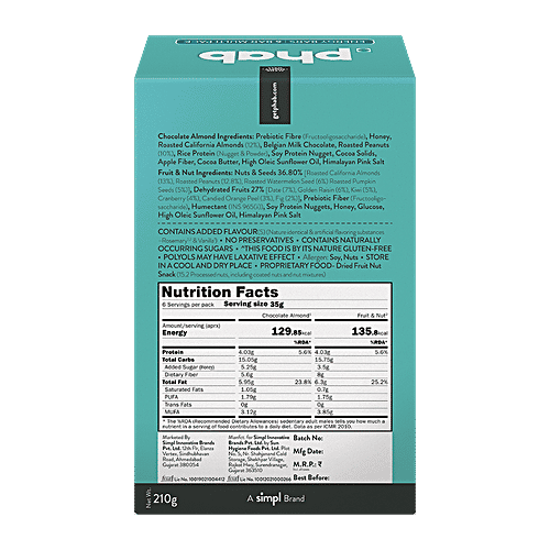 Buy Phab Energy Bar Variety Pack Online at Best Price of Rs 270 - bigbasket